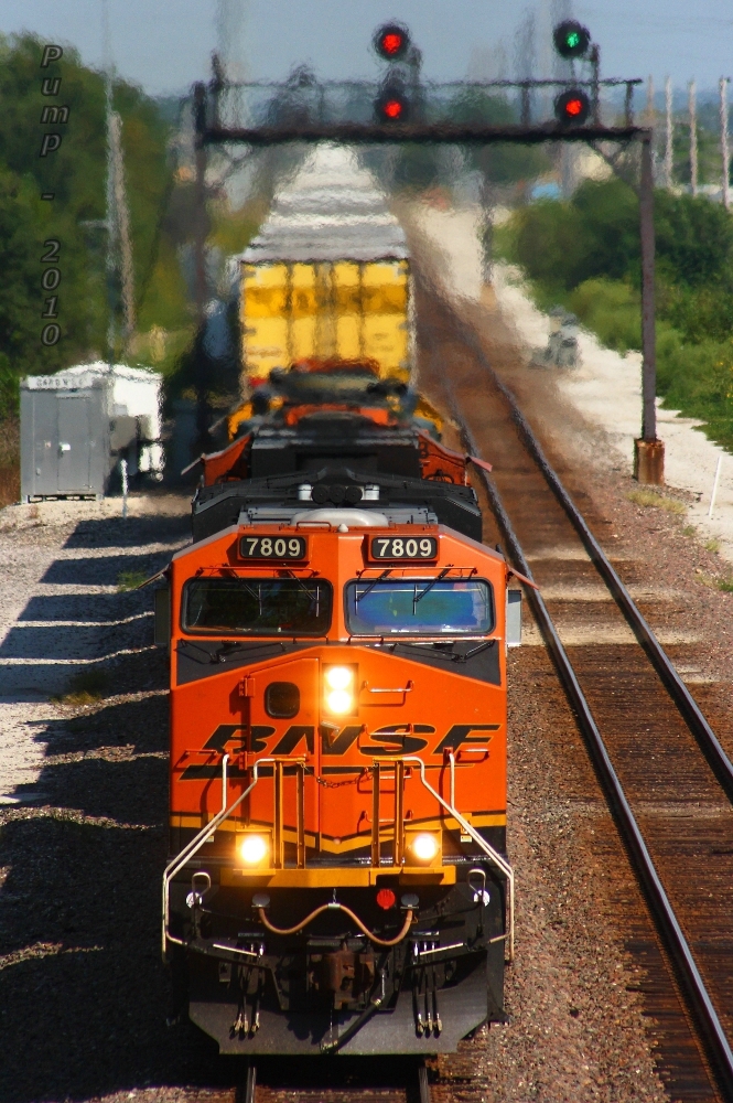 Westbound BNSF Intermodal Train